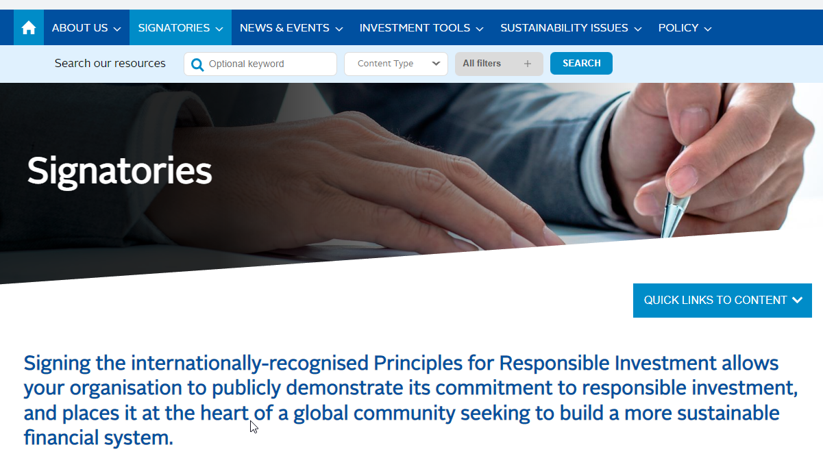 ESG & Institutional Investment